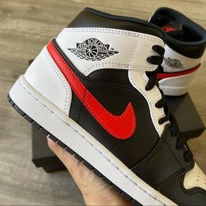 Jordan | Shoes | Air Jordan Mid Red Panda Mens | Poshmark